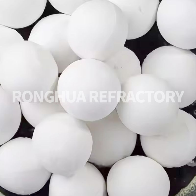 Buy Corundum Refractory Ball from Henan Ronghua Refractory Material ...