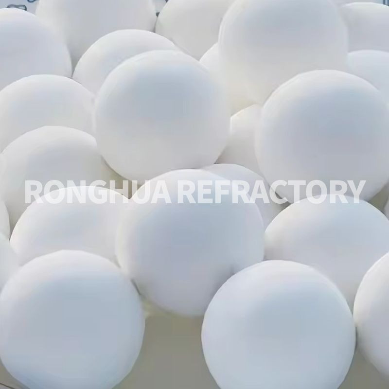 Buy Corundum Refractory Ball from Henan Ronghua Refractory Material ...