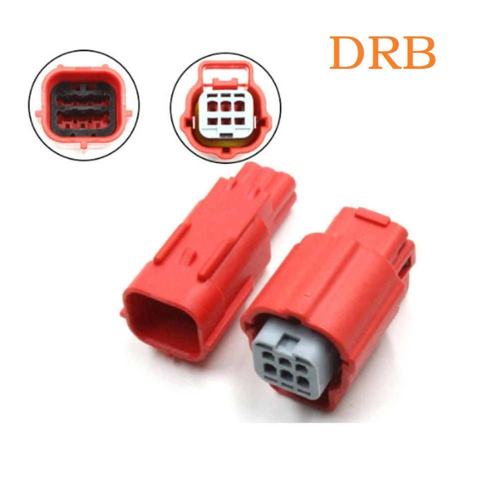 Buy Drb Connector 6pin Mwtpb-06-1a-r Red 0.6mm Series Automotive ...
