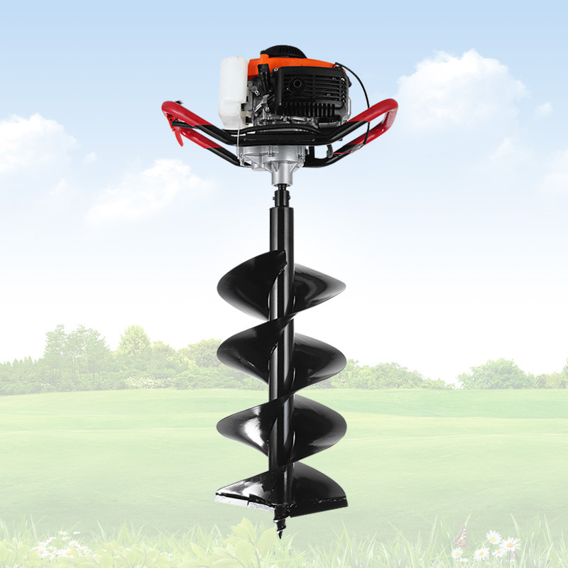Buy 2 Inch Hand Manual Ground Hole Drill Earth Auger Tree Planting ...