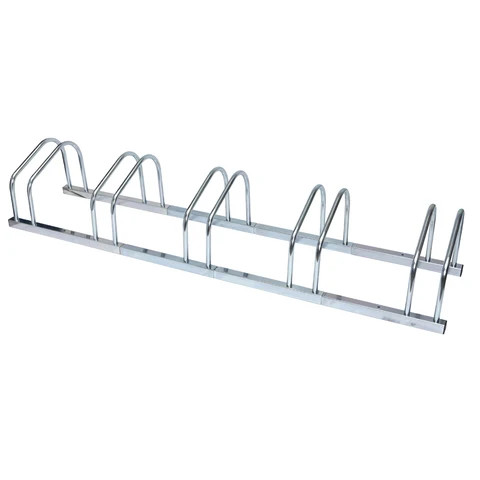 Buy 4 Frames Bike Stand Galvanized Steel Bicycle Outdoor Floor Parking ...