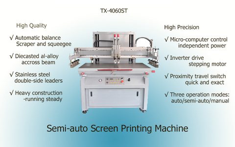 Buy 40*60cm Semi Automatic Vertical Silk Screen Printing Machine With ...