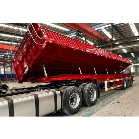 Buy 40ft Side Wall Board Bulk Fence Stake Van Curtain Box Dump Tipper ...