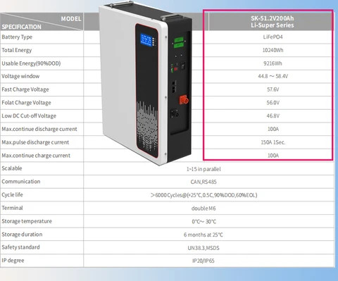Buy 6000 Cycles Powerwall 10kw Energy Storage Battery Lifepo4 Solar ...