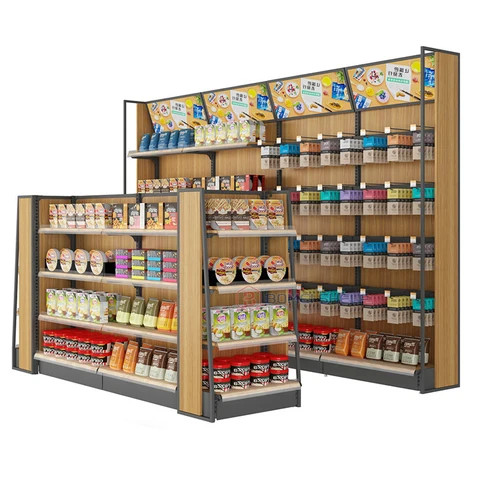 Buy Adjustable Disassembled Convenience Store Supermarket Gondola ...