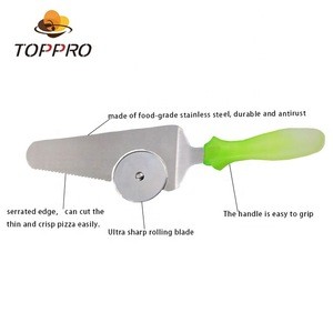 Buy Best 2 In 1 Pizza Wheel Metal Double Pizza Cutter Stainless Steel ...