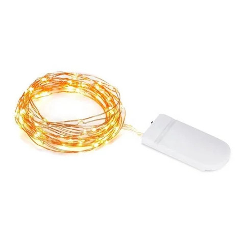 Buy Button Battery Copper Wire 1m 2m Xmas Mini String Light Decoration ...