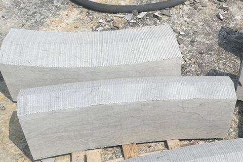 Buy Chinese Bluestone Roadway Kerb Blue Limestone Landscape Curb Curved ...