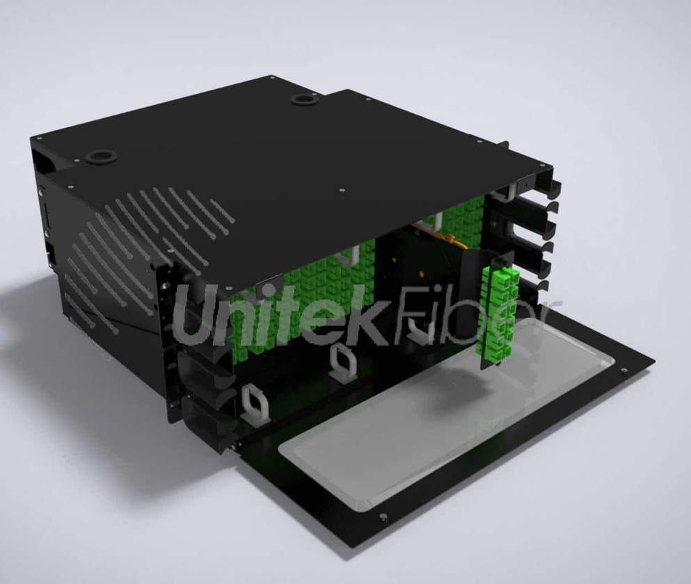 Buy Data Center 288 Core Odf Cabinet Rack Mount Optical Distribution ...