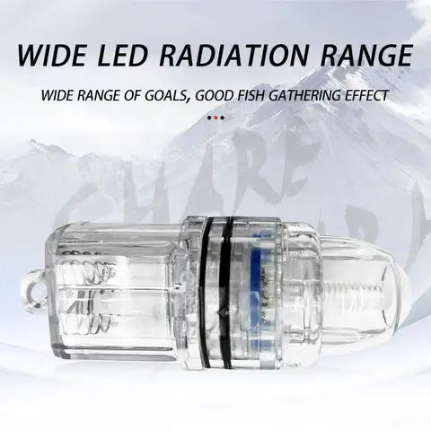 Buy Deep Drop Fishing Light Transparent Plastic Aa Battery Powered Led ...