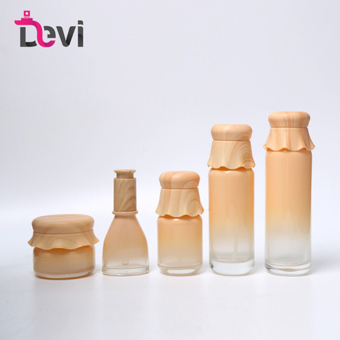 Buy Devi Luxury Empty Lotion Packaging Spray Glass Cosmetic Pump Bottle ...