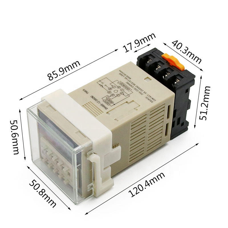 Buy Dh48s-1z Digital Led Programmable Timer Time Relay Switch Dh48s 0 ...