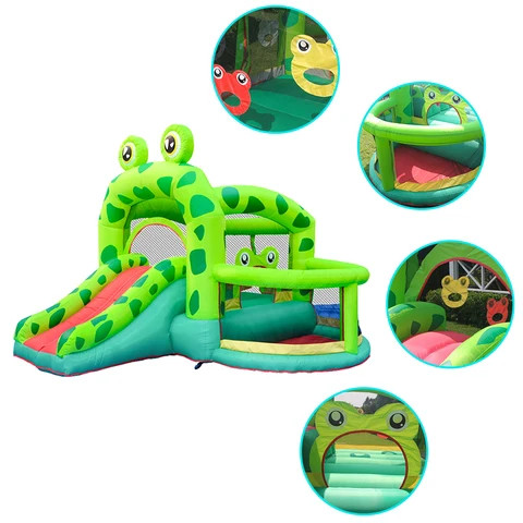 Buy Doctor Dolphin Factory Frog Fun Design Custom Cheap Bounce House ...