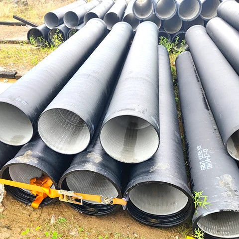 Buy Ductile Iron Pipe C20 C100 Round Cast Bitumen Paint Coated For ...