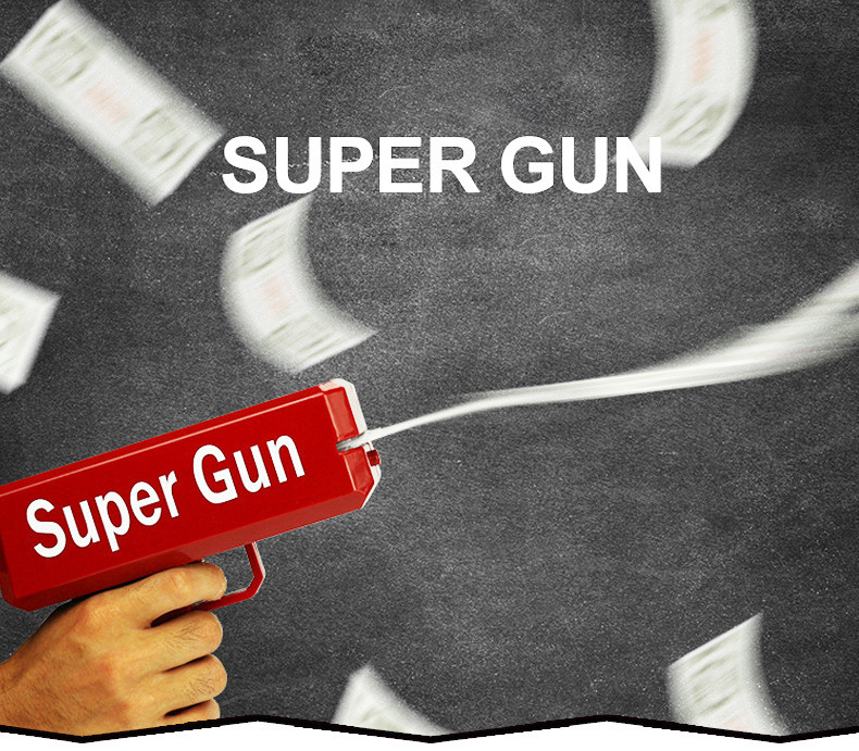 Buy Electric Burst Money Spray Gun Toy Gun Creative Decompression ...