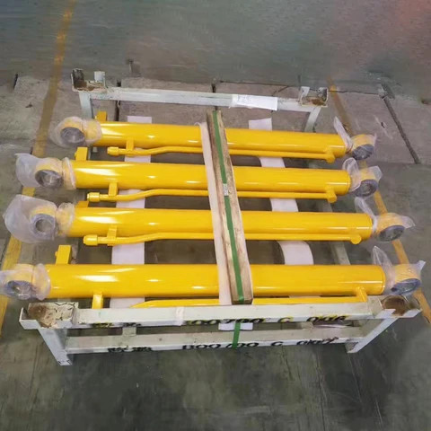 Buy Excavator Double Acting Telescopic Boom Arm Bucket Cylinder Stick ...