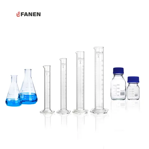Buy Fanen Laboratory 25ml 50ml 100ml Graduated Cylinder Glass Graduated ...