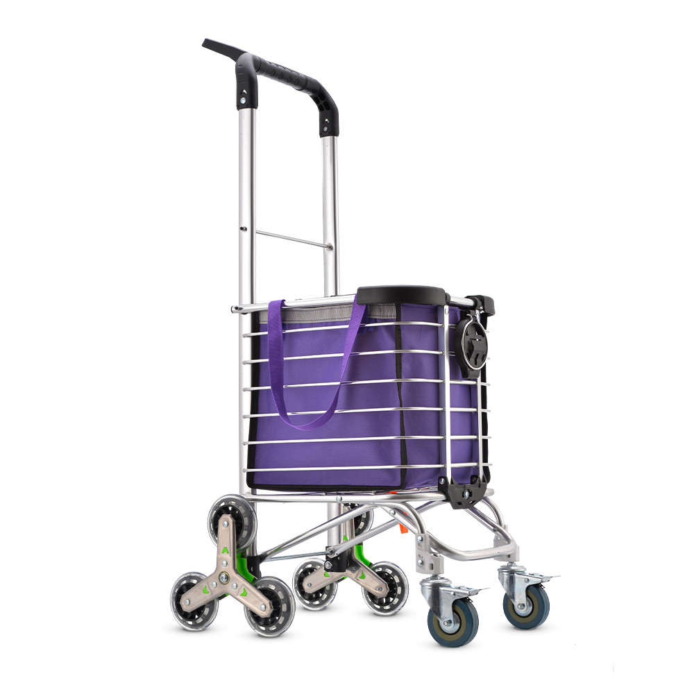 Buy Fashionable Portable Aluminum Foldable Shopping Cart Domestic ...
