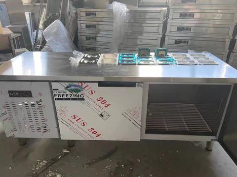 Buy Fest Bar Equipment Cocktail Station Bar Chiller Freezer Table Sink ...