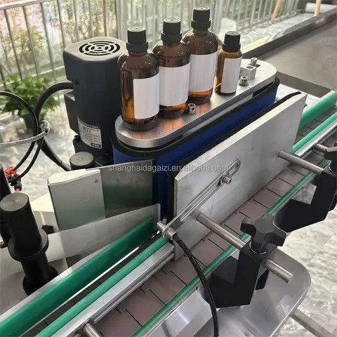 Buy Full Automatic High Speed Round Bottle Labeling Machine Label ...