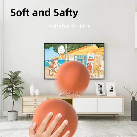 Buy High Density Sponge Low Noise Solid Pu Foam Silent Basketball 24cm ...