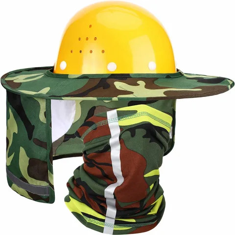 Buy High Visibility Reflective Hard Hat Sun Shield Full Standard Brim ...