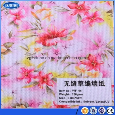 Buy Inkjet Cross Weaving Pattern Digital Printable Wallpaper, Eco ...
