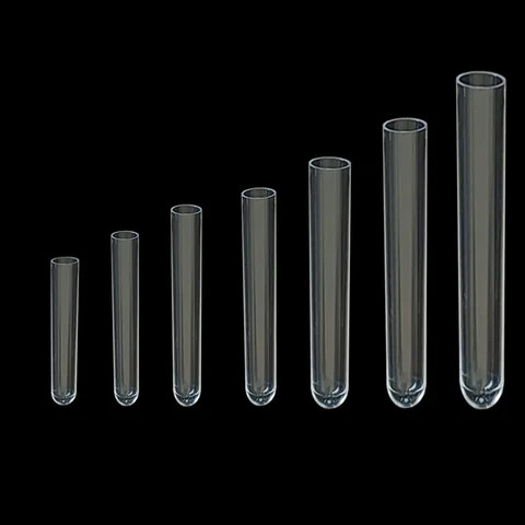 Buy Laboratory Test Tube Transparent Disposable Plastic Ps Material ...