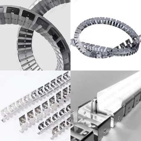 Buy Led Neon Fixture Flex Strip Light Flexible Mounting Profile Clips ...