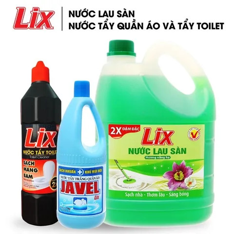 Buy Lix Laundry Javel Bleach - Super Whitening Clothes - 500ml 1l 2l ...