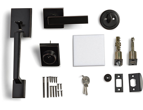 Buy Luxury Main Door Grip Entry Handleset Residential Front Door Single ...