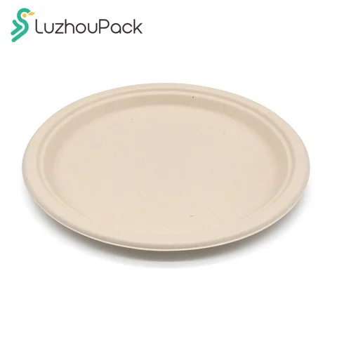 Buy Luzhoupack 100% Compostable Biodegradable Disposable Bamboo Food ...