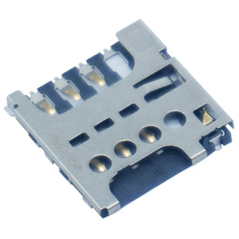 Buy Micro Sim Card Socket Connector 6 Pin Push Pull Type from ShenZhen ...