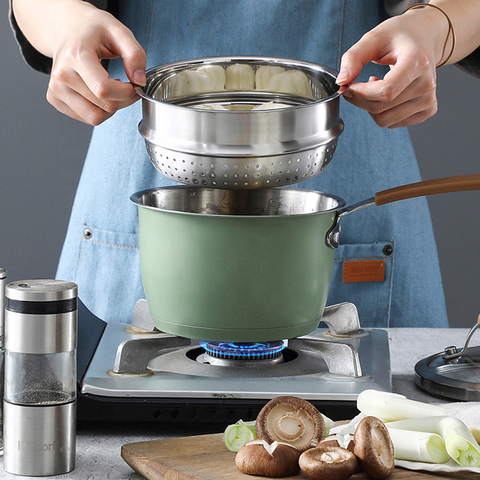 Buy Novelty Customized Colored Stainless Steel Cookware Set Saucepan ...