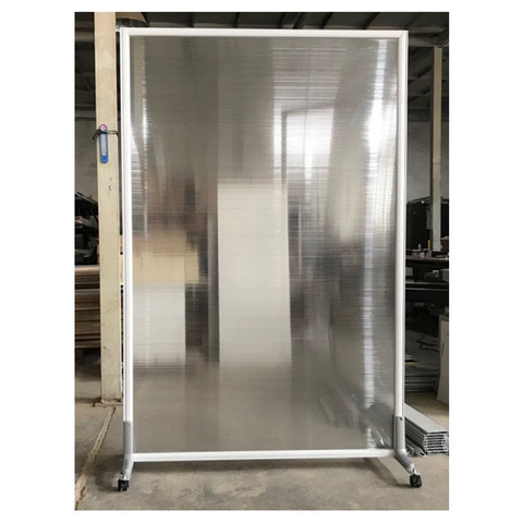 Buy Office Aluminum Wall Partition Clear Acrylic Partition Wall Panel ...