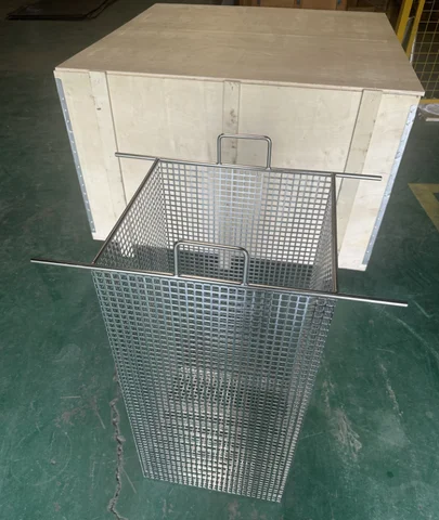 Buy Perforated And Welded Filter Frame Sus Metal Wire Mesh Sterilization Basket For Medical ...