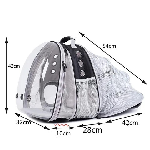 Buy Pet Carrier Backpack Space Capsule Bubble Transparent Backpack For ...