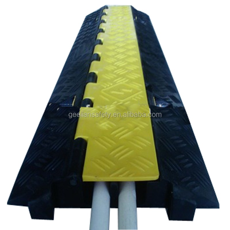 Buy Pvc Rubber Cable Speed Bumps / Heavy Duty Ramps / Cable Cross ...