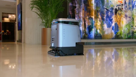 Buy Robot Floor Cleaning Machine Commercial Industrial Cleaning Robot ...