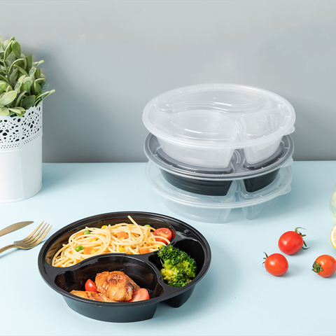 Buy Round Food Safe Wholesale Plastic Serving Trays / Take Away Food ...