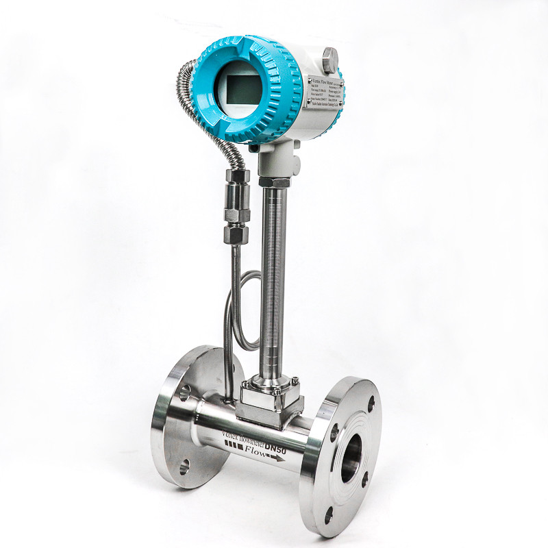 Buy Rs485 Dn 80 Boiler Steam Flow Meter 4-20ma Built In Compensation Vortex Flow Meter Flange ...