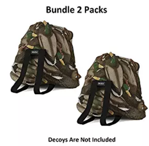Buy Sw226 Green Mesh Decoy Bag With 2 Shoulder Straps Hunting Carry ...