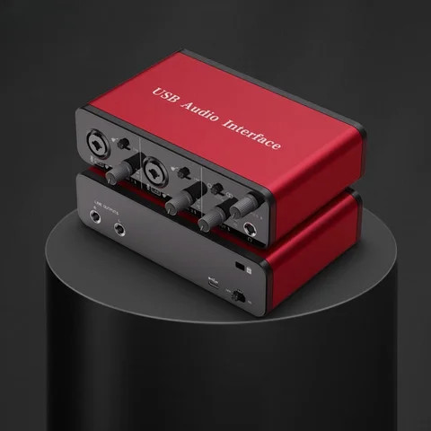 Buy Twin Xlr Guitar Connector Digital Mixer Pcb Sound Card Recordng Uac ...