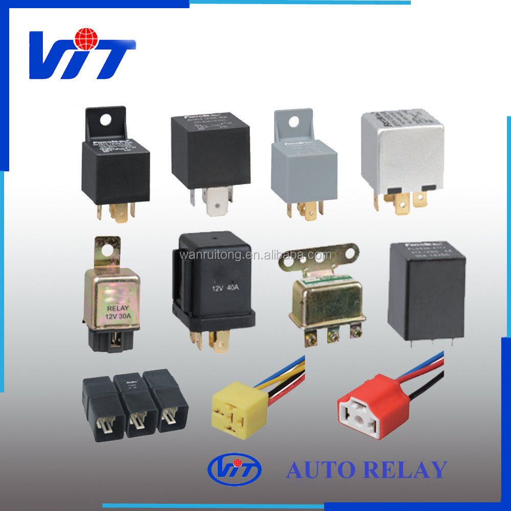 Buy Vit Electric Universal Auto Relay Electrical 12v 40a Hfv4 V23134-a/b Vf4a Agsno2 S821d from ...