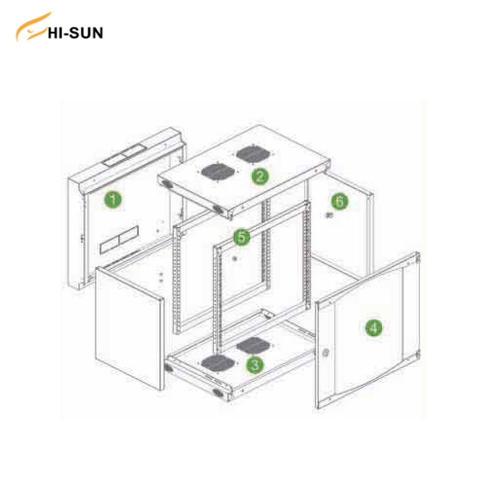 Buy Wall Mount Network Cabinet Server Rack 4u Mini Rack Server from ...