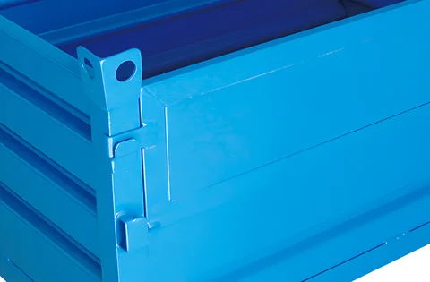 Buy Warehouse Stackable Steel Pallet Box Metal Storage Container Boxes ...