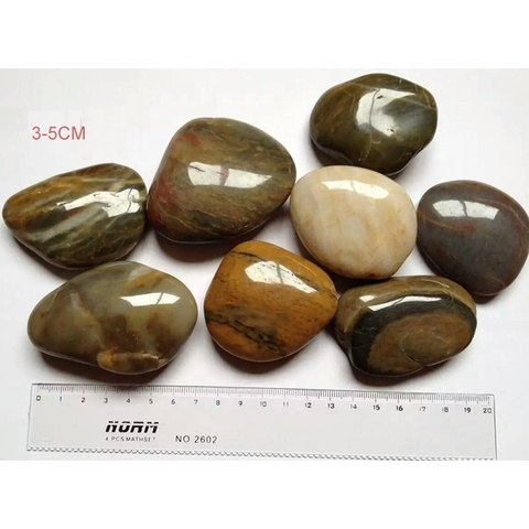 Buy Washed River Rock Landscaping Decorative Garden Stones Cobbles And ...