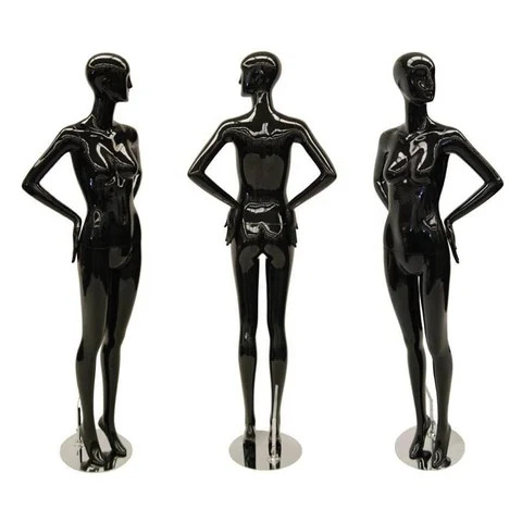 Buy Wholesale Abstract Curvy Glossy Black Female Stand Full Body ...