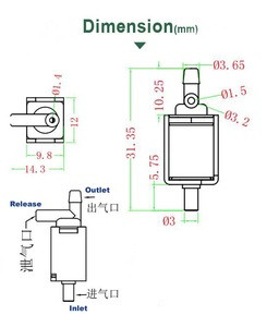 Buy Wholesale Normally Open Super Miniature Micro Solenoid Valve 3v 5v ...