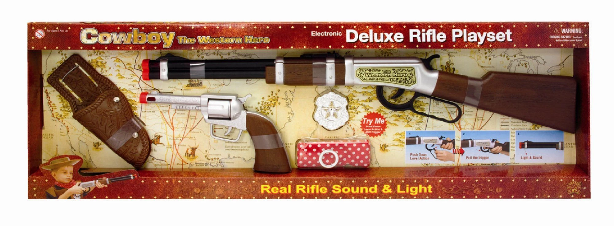 Buy Cowboy Rifle W/gun Set from Gealex Toys Mfg. Co. Ltd., Hong Kong ...